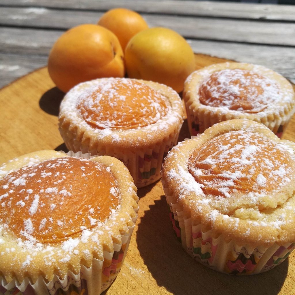 MUFFINS ΜΕ ΒΕΡΙΚΟΚΑ εύκολα γρήγορα με γευστικό αποτέλεσμα!